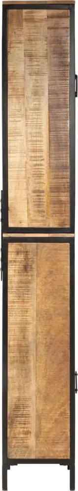 Koupelnová skříňka 40 x 27 x 180 cm železo a masivní mangovník 3217113