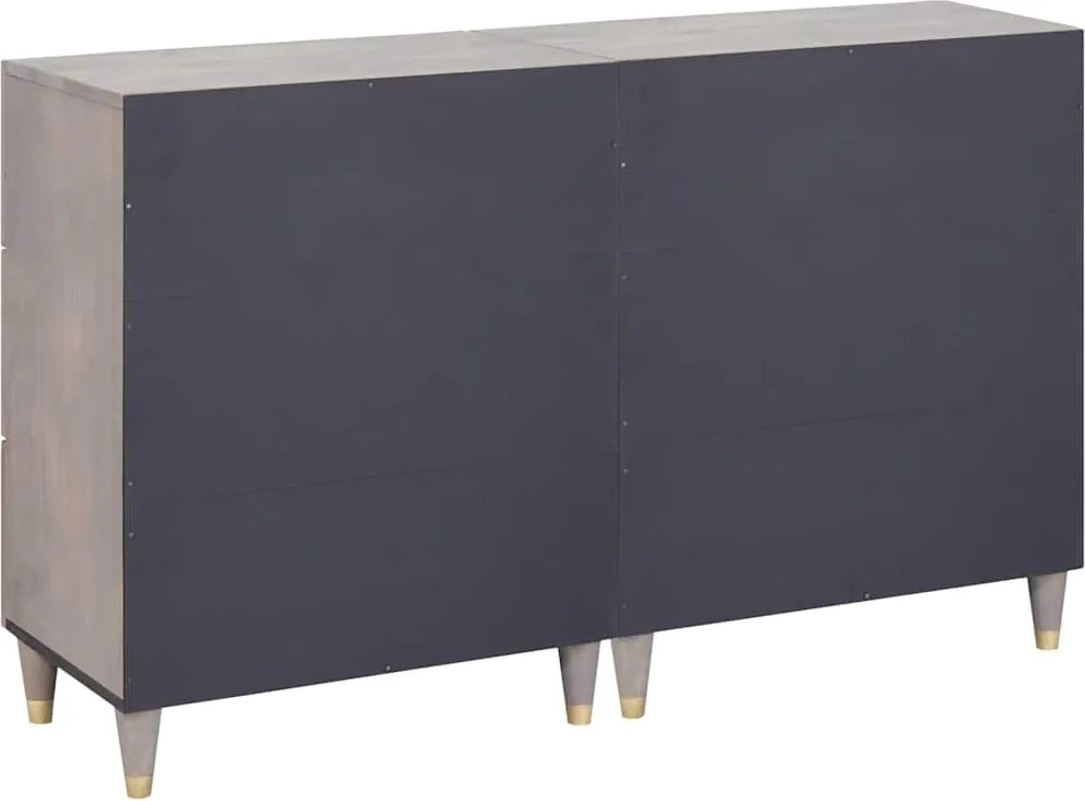 Servírovací skříň 2 ks 60 x 33 x 75 cm Masivní mangové dřevo 3310151