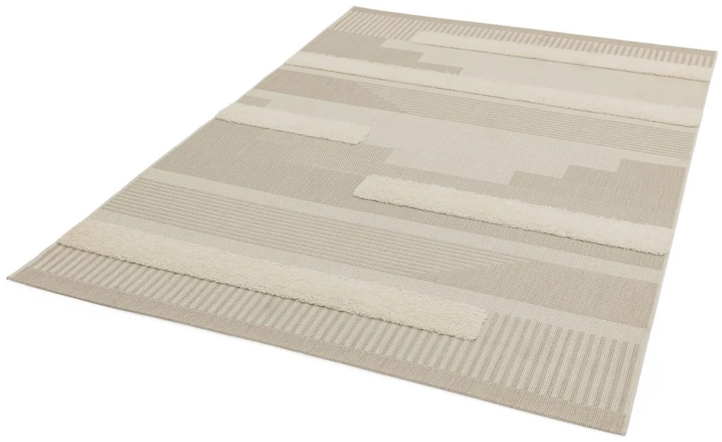 Tribeca Design Kusový koberec Mola Natural/Cream Geometric Rozměry: 160x230 cm