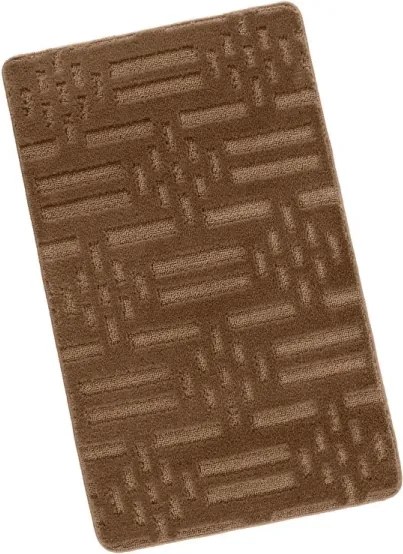 Bellatex koupelnová předložka BANY 60x100 cm Čárka hnědá