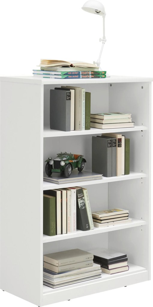 XXXLutz REGÁL, bílá, 72/110/36 cm Xora - Knihovny - 000017003024