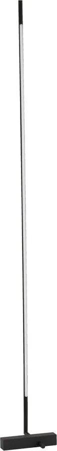 Černá kovová LED stojací lampa se stínidlem z akrylového skla (výška 140 cm) Raccio – Nova Luce
