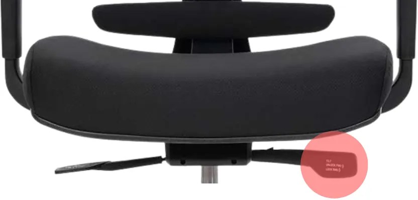 MERCURY Ergonomická kancelářská židle LOMAX - černá látka / nosnost 150 kg