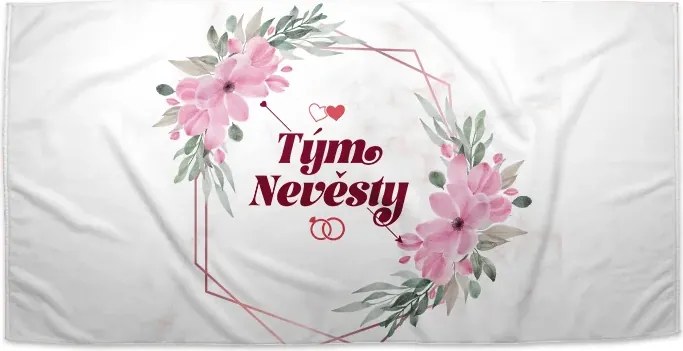 Sablio Ručník Tým nevěsty - 50x100 cm