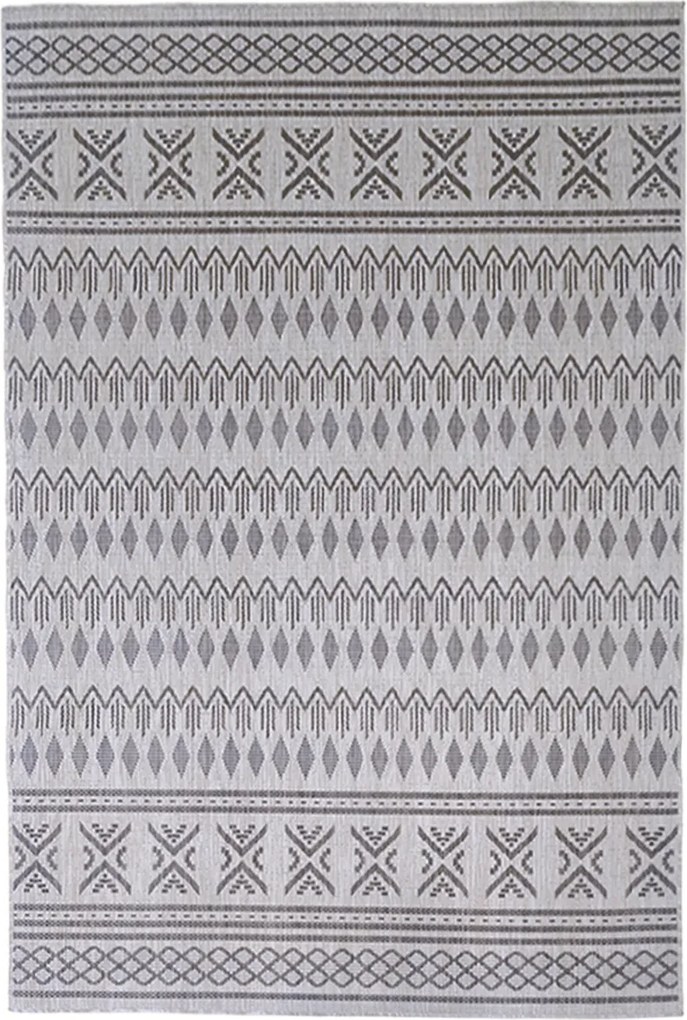 BE Koberec Eqos 0002 GREY - šedý obdélníkový Rozměr: 40x60 cm