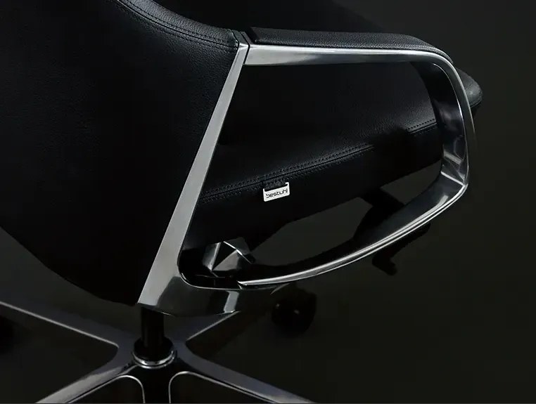 Office Pro Kancelářské otočné křeslo HONOR OF - kůže, koženka, černá