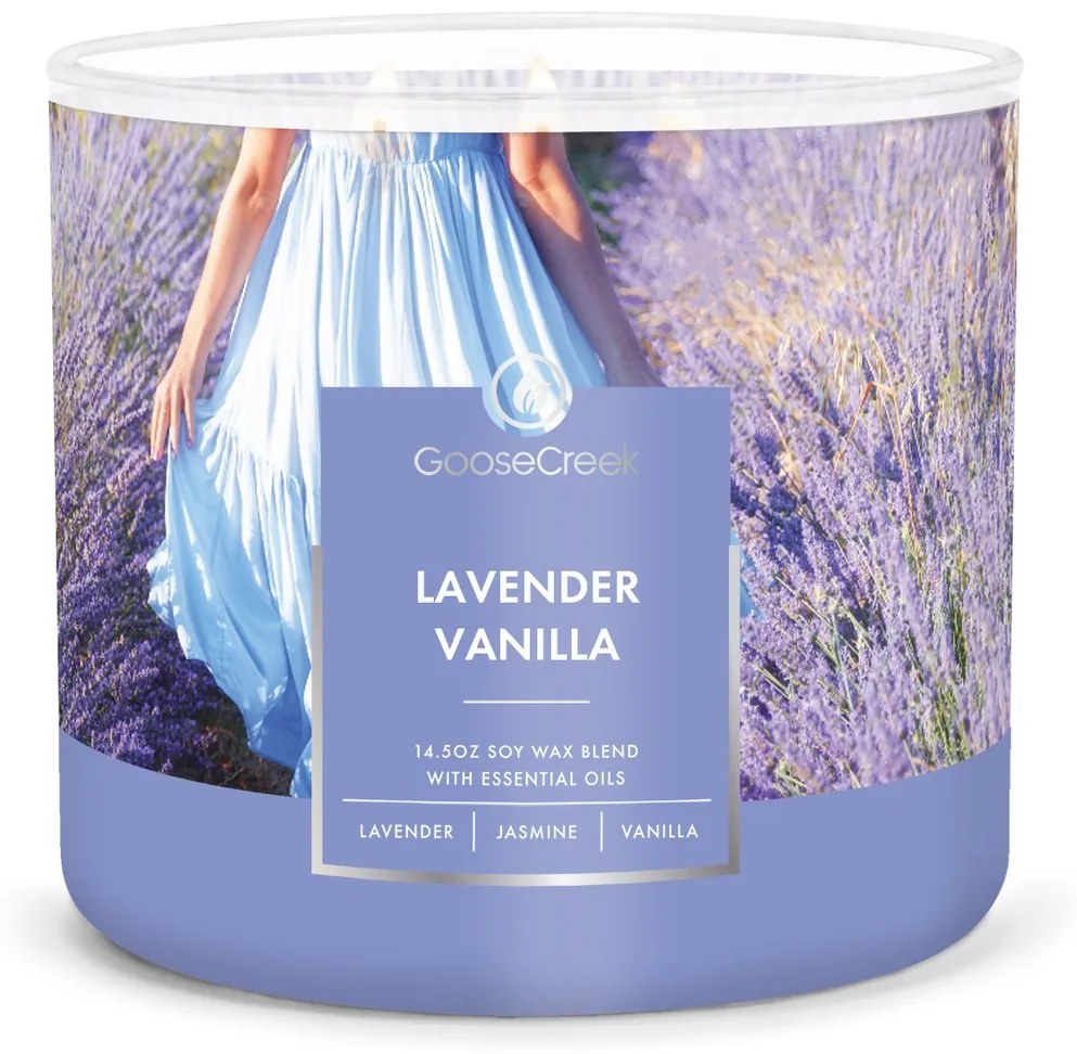 Goose Creek Candle svíčka Lavender Vanilla, 411 g