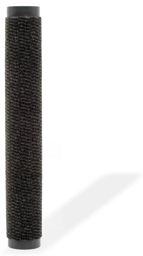 vidaXL Protiprachová obdélníková rohožka všívaná 80x120cm černá