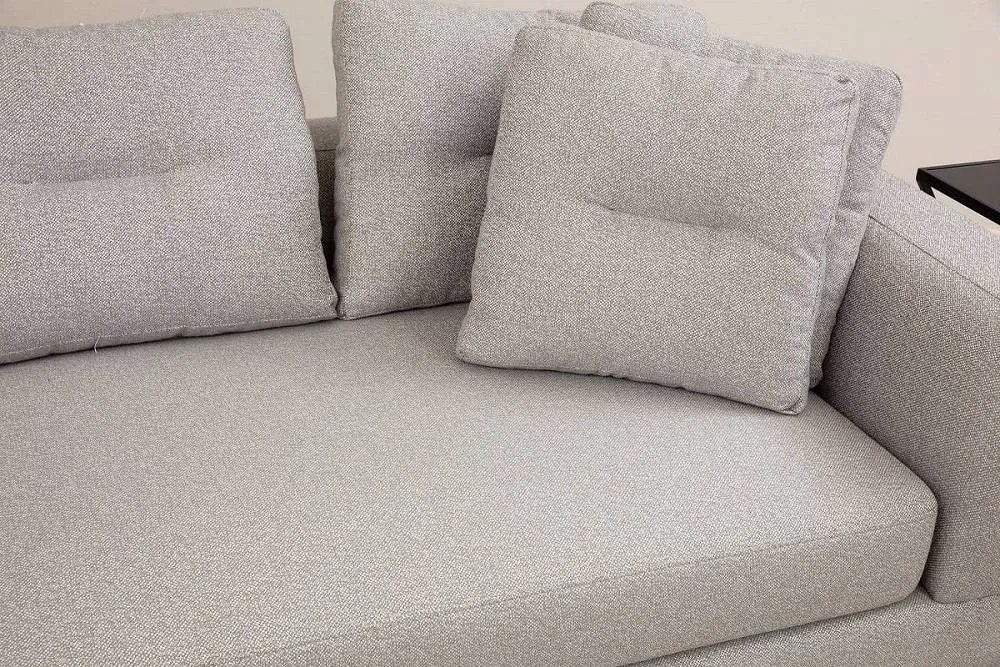 Designová rohová sedačka Katela světle šedá