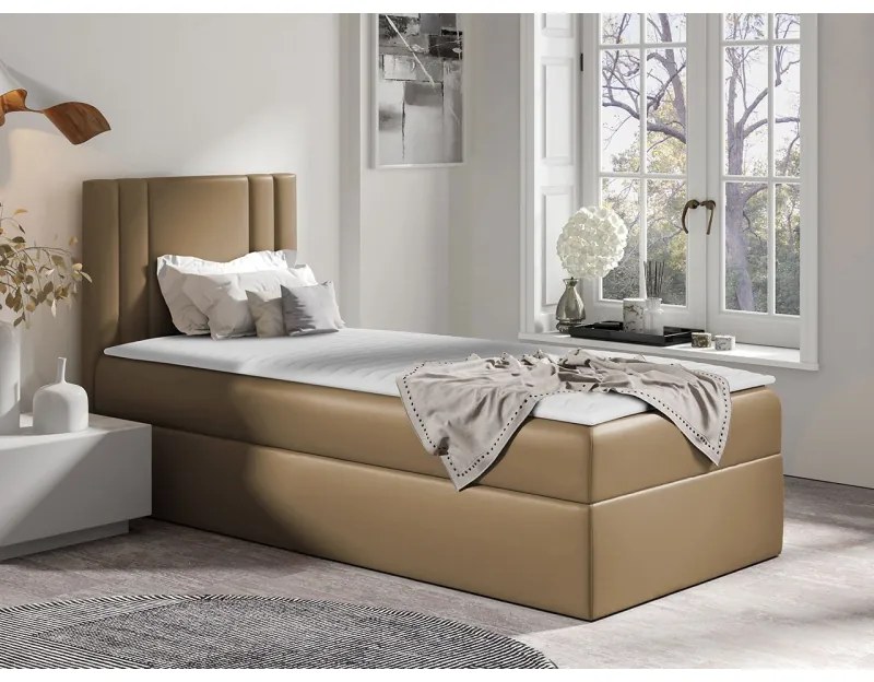 Jednolůžková postel Neresko Mini, Strana: pravá, Rozměr postele: 100x200, Barva:: Kameleon 63