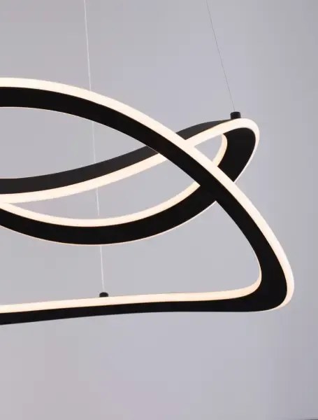 Designový lustr Celestia černá