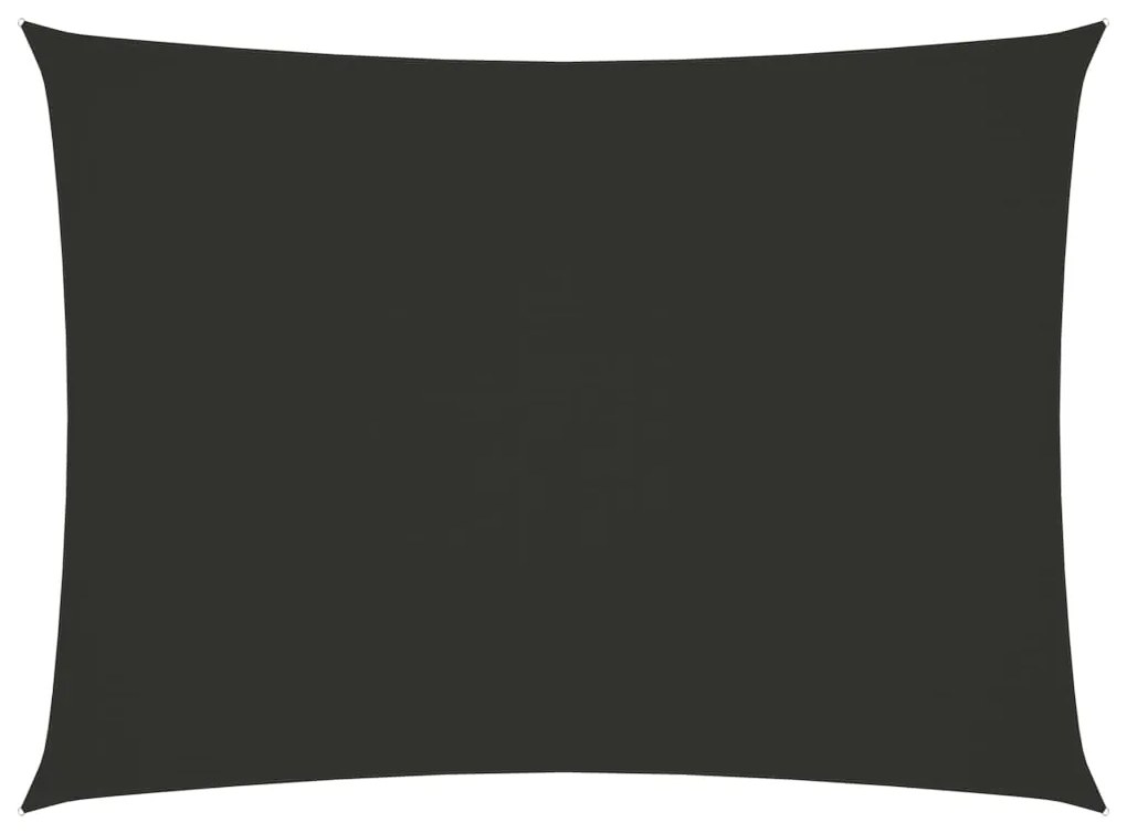 Stínící plachta oxfordská látka obdélníková 2x3,5 m antracitová - Default Title