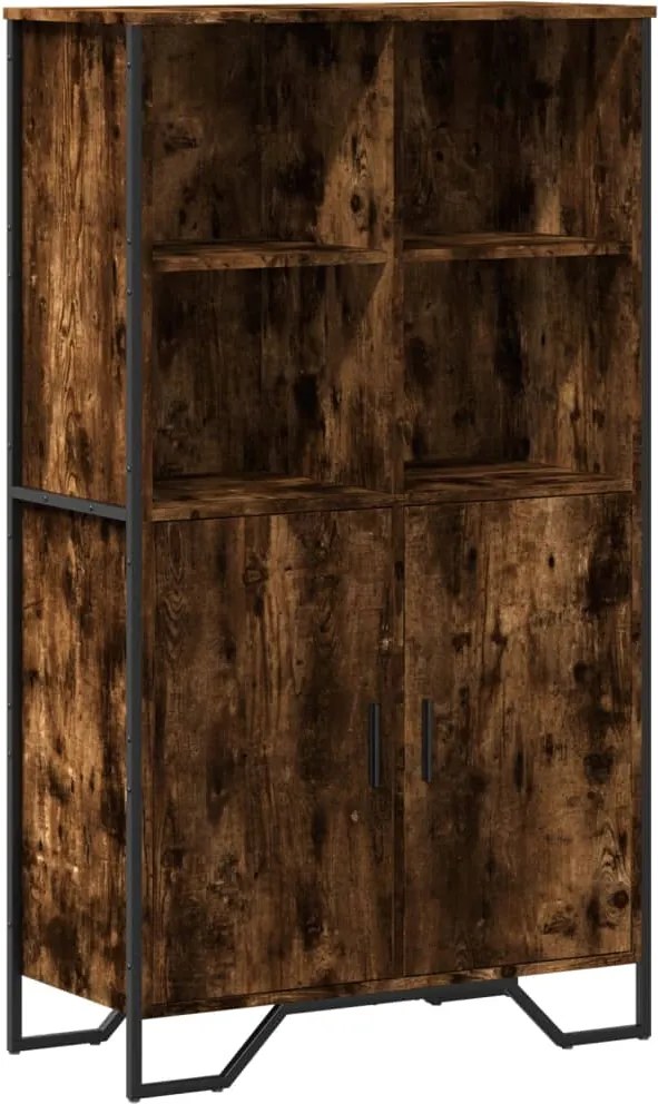 Highboard kouřový dub 79,5 x 35,5 x 137,5 cm kompozitní dřevo 3295309