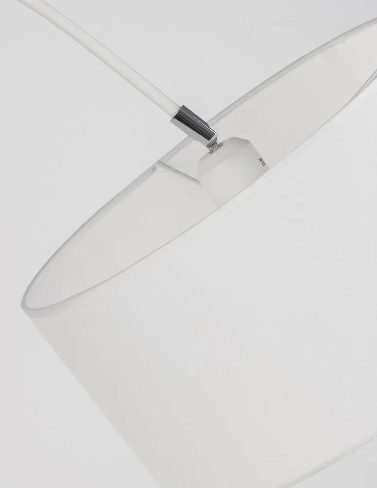 Bílá kamenná stojací lampa (výška 180 cm) Sama – Nova Luce