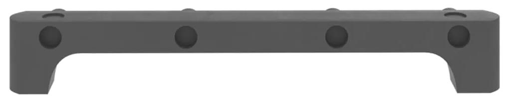 Výstavní police 9 přihrádek s boxy šedá 103x30x107,5 cm textil - Default Title