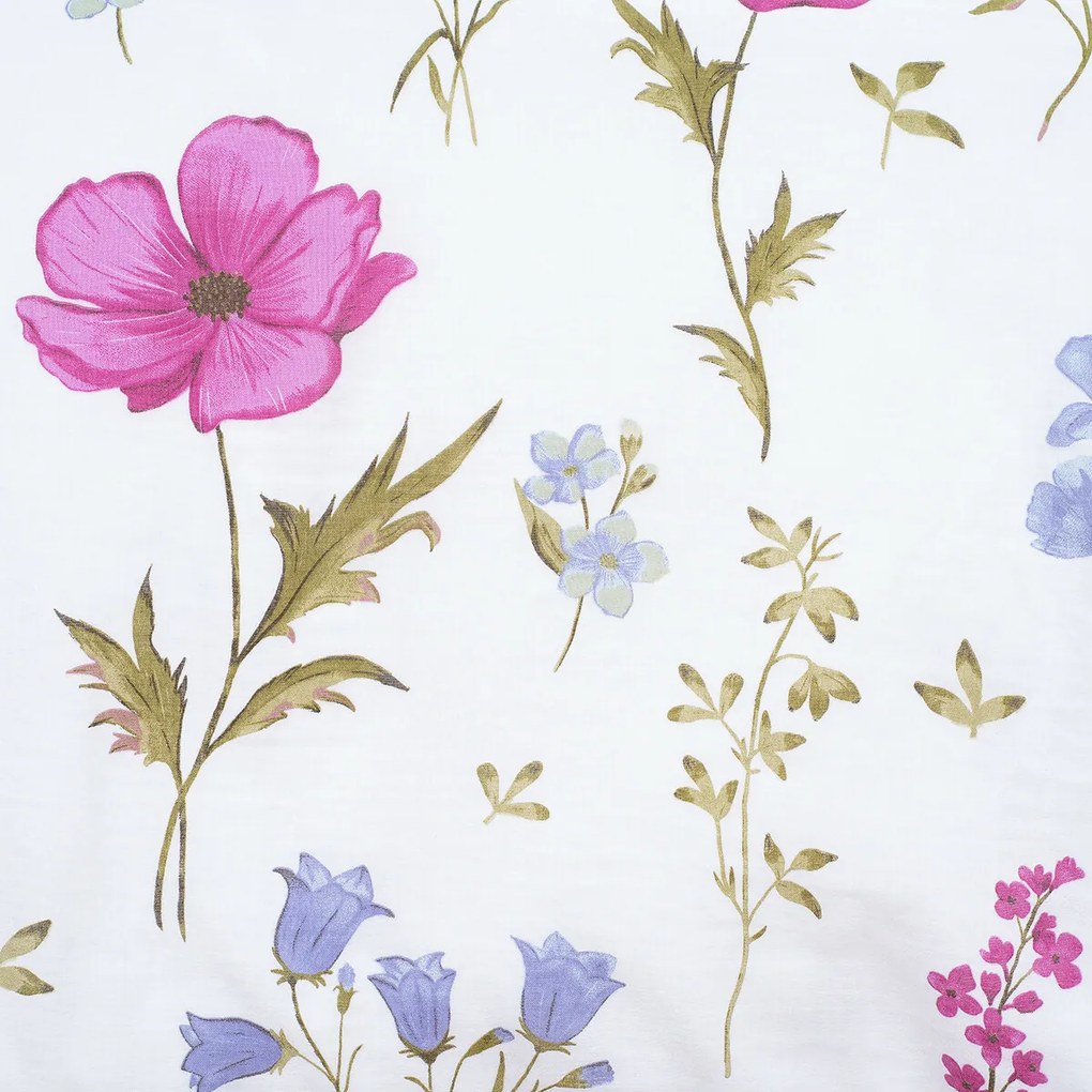 4Home Mušelínové povlečení Wildflower Harmony, 140 x 220 cm, 70 x 90 cm