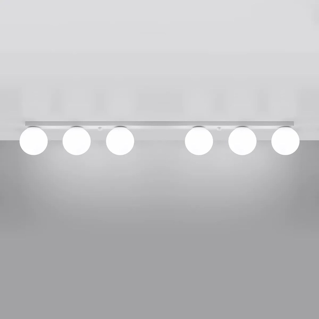Sollux Lighting Stropní svítidlo YOLI 6 bílé