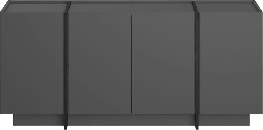 Antracitová komoda s dírou na kabely 180x80x45 cm Dorma – Kalune Design