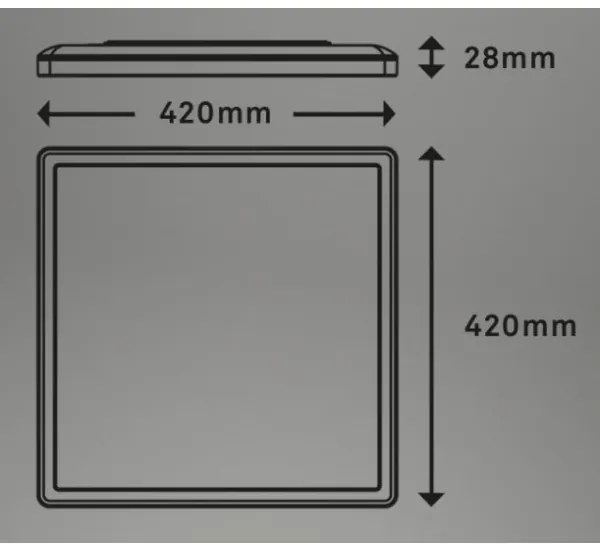 Briloner 7082-016 - LED Stmívatelné svítidlo SLIM LED/22W/230V 2700-6500K + DO