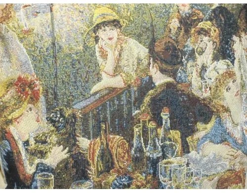 Gobelínový povlak na polštář  - Dejeuner des canotiers by Renoir