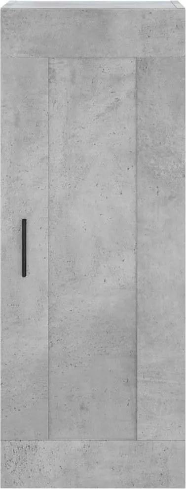Skříň highboard betonově šedá 34,5x34x180 cm kompozitní dřevo 3200213
