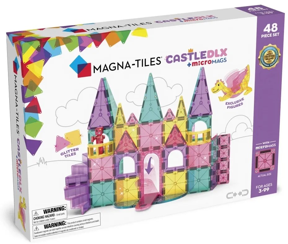 Magna-Tiles® Magnetická stavebnice Magna-Tiles Castle 48ks