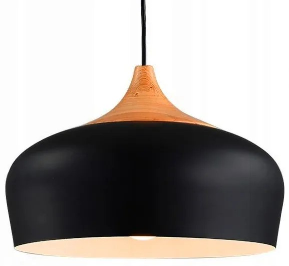 Toolight Samostatná závěsná stropní lampa Bari Black