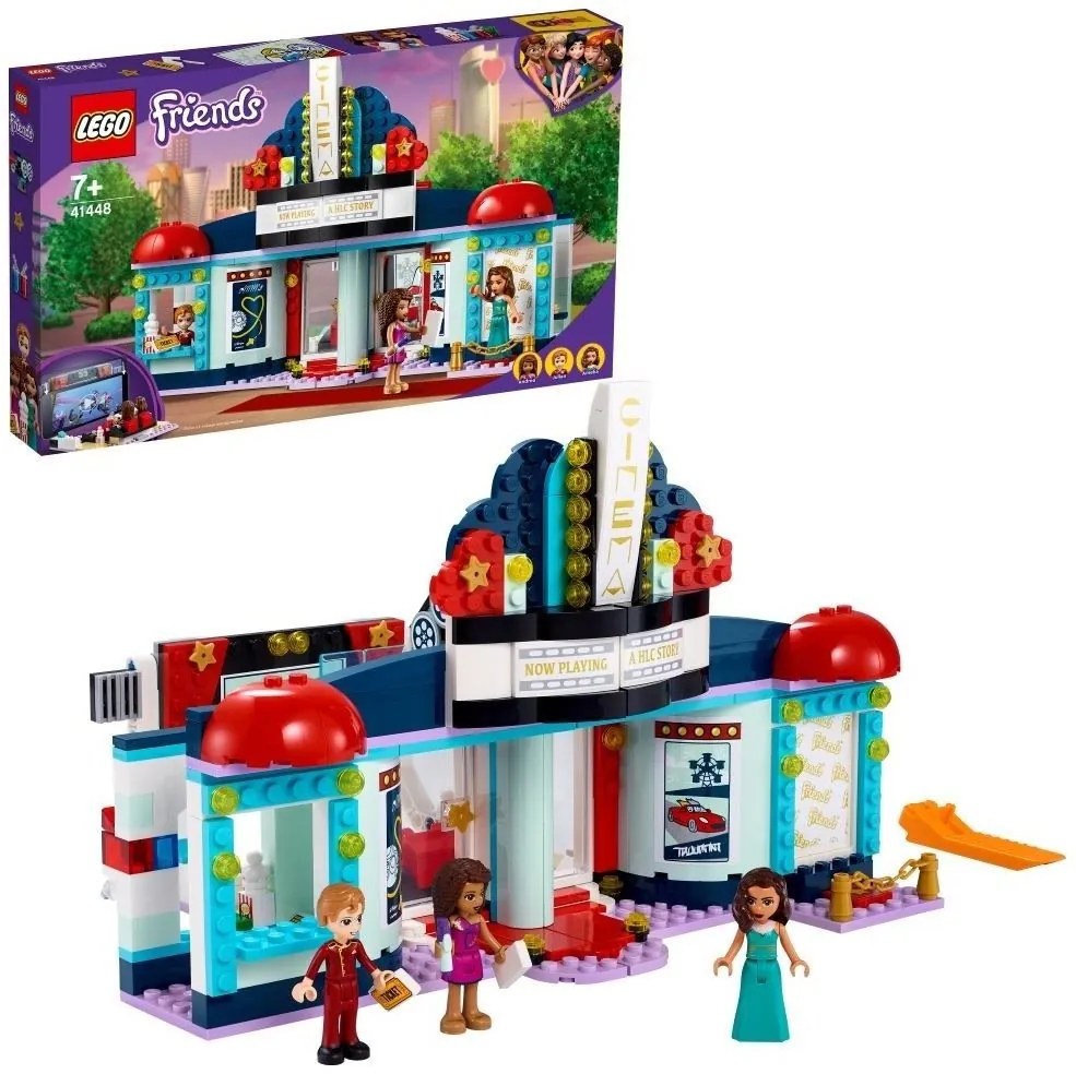 Lego stavebnice lego friends 41448 kino v městečku heartlake
