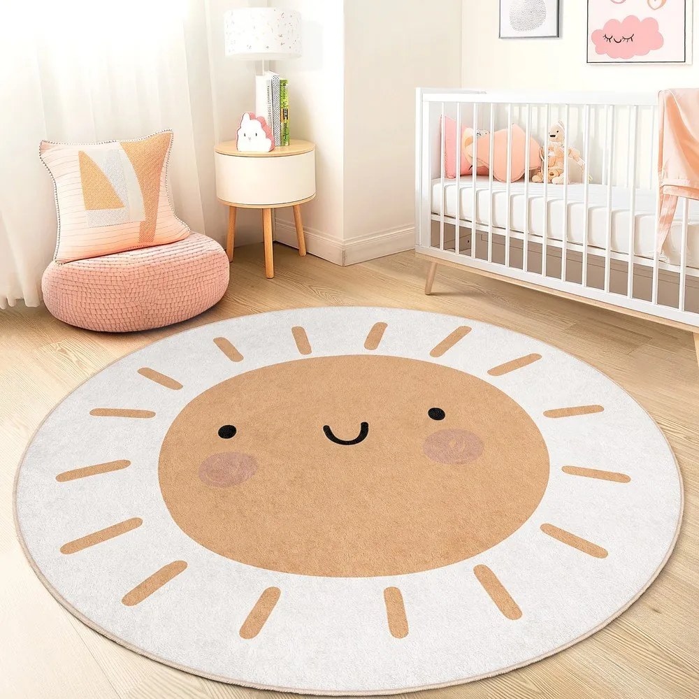 Pratelný dětský koberec ø120 cm Sunny World – Mila Home