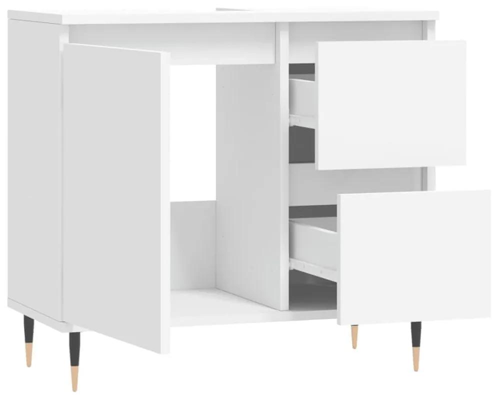 Petromila Koupelnová skříňka bílá 65 x 33 x 60 cm kompozitní dřevo