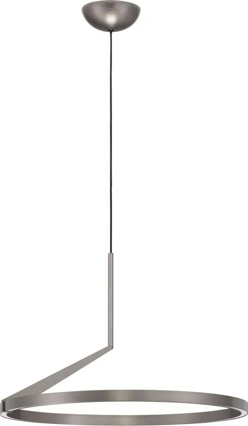 Hliníkové LED stmívatelné závěsné svítidlo ve stříbrné barvě ø 60 cm Tilia – Nova Luce