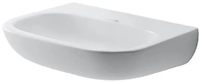 Duravit D-Code - Umývátko 45x36 cm, bez otvoru pro baterii, alpská bílá 07074500702