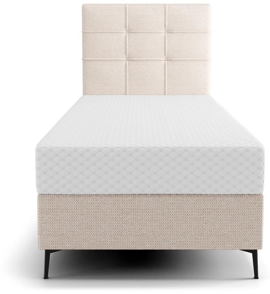 Jednolůžková postel 80 cm Infernus Comfort (béžová) (s roštem, bez úl. prostoru). 1082324