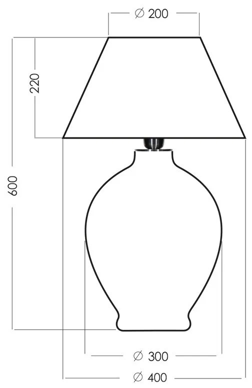 4concepts Designová stolní lampa GENOVA Barva: Bílá