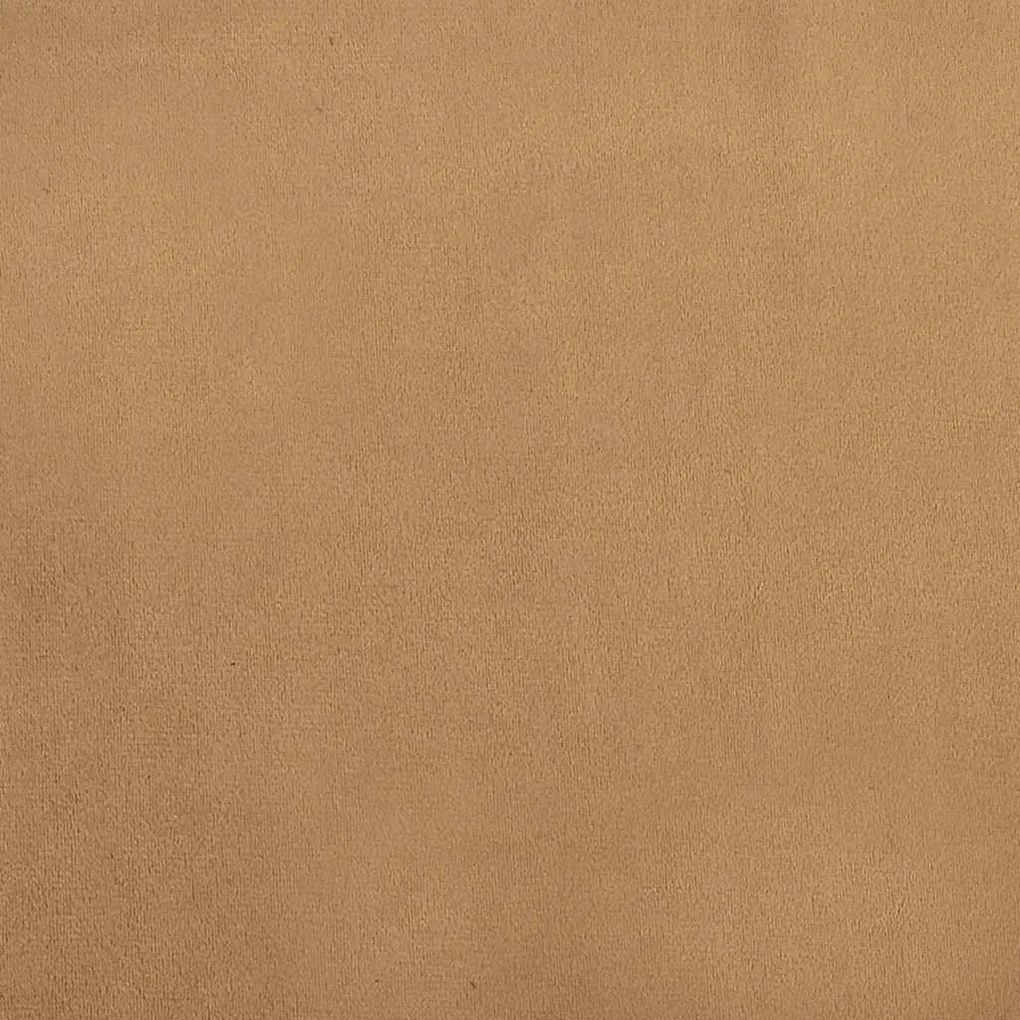 Dětská pohovka hnědá 70 x 45 x 30 cm samet 3196298