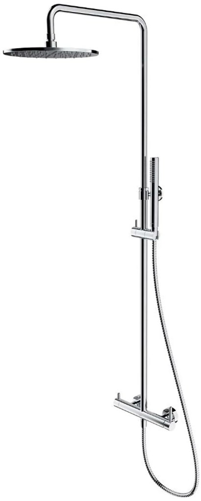 OMNIRES Y - Sprchový set s baterií, průměr 25 cm, chrom Y1244MCR