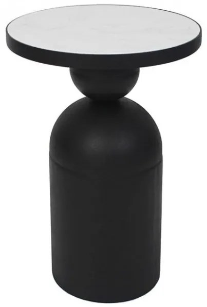 BIZZOTTO Konferenční stolek RONDEL ø41 cm černý