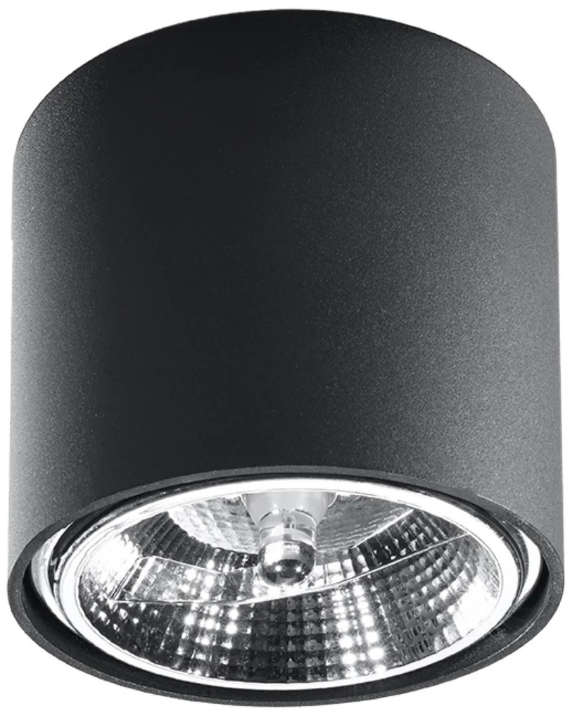 Sollux Lighting Stropní svítidlo TIUBE černé