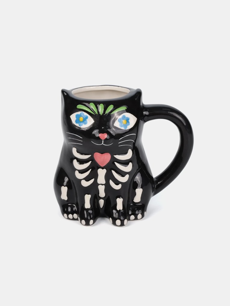 Sinsay - Hrnek s halloweenským motivem - černá