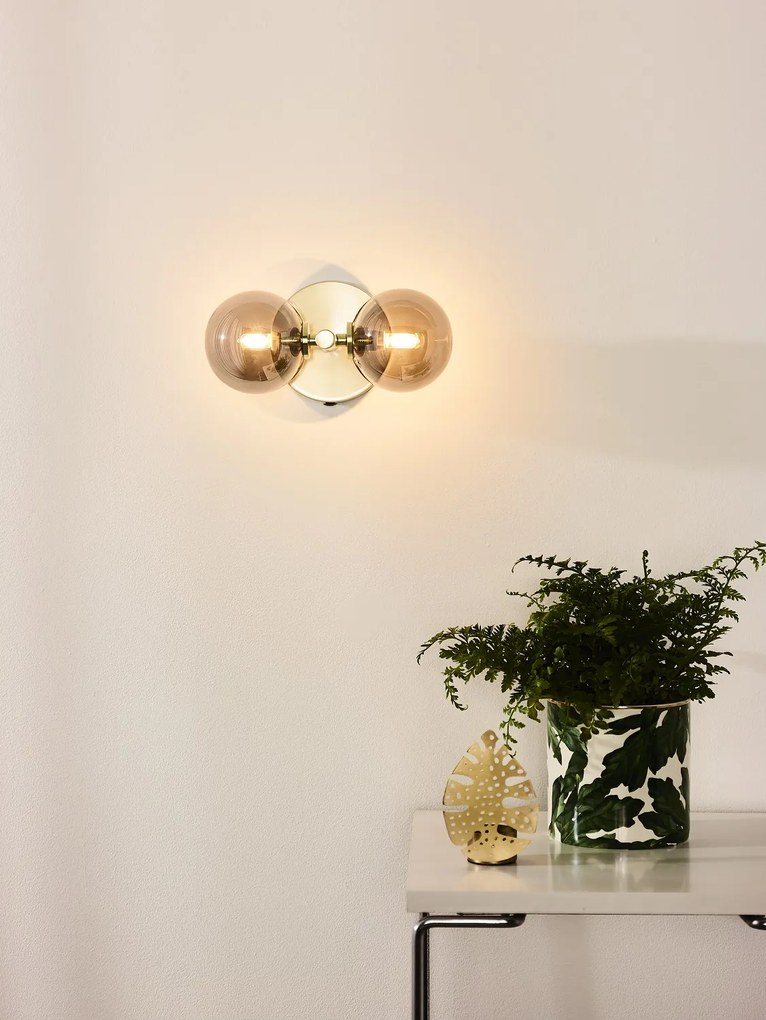 LUCIDE Wall light TYCHO Satin Brass