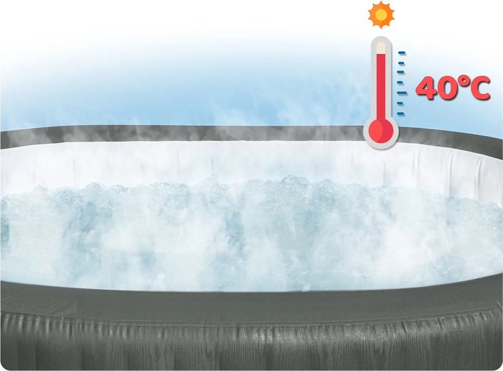 Nafukovací lázně Lay-Z Mauritius pro 7 osob Bestway model 60067
