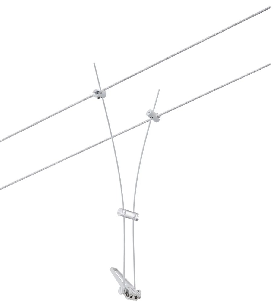 Paulmann 94488 Comet, bílý spot pro lankový systém, 1xGU5,3 max.50W