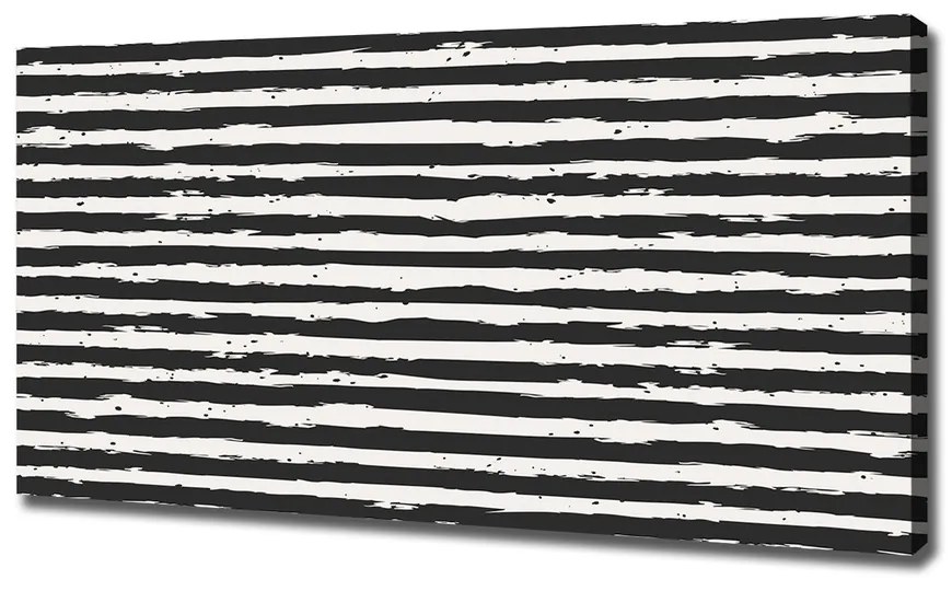 Wallmuralia Foto obraz na plátně Černobílé pásky 120x60 cm