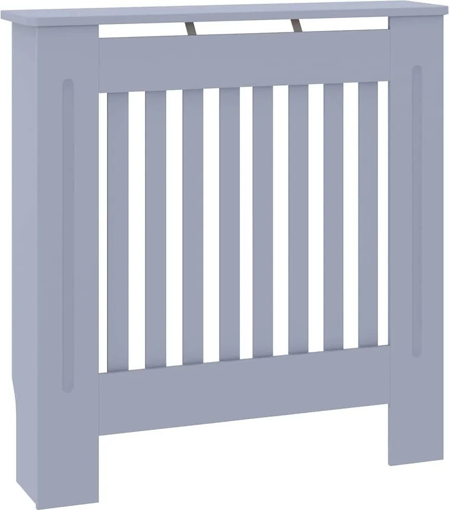 Kryt radiátoru Šedá 78 x 19 x 81,5 cm Kompozitní dřevo 3403243