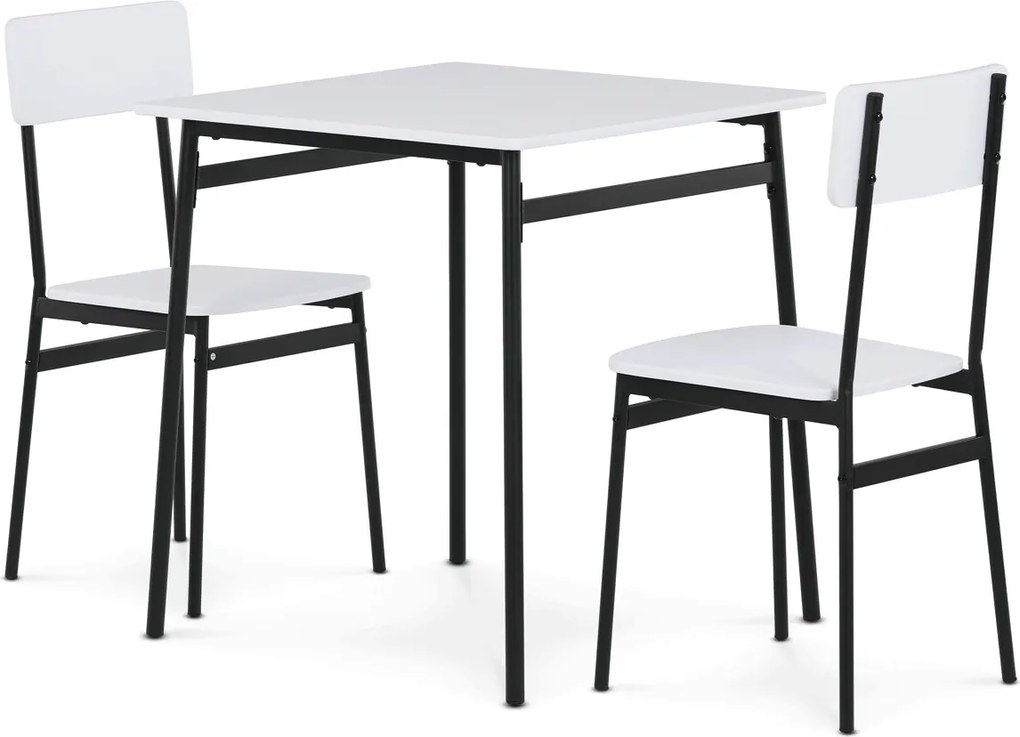 Autronic Jídelní set s 2 židlemi AUT-O2121 Odstín: Dub divoký