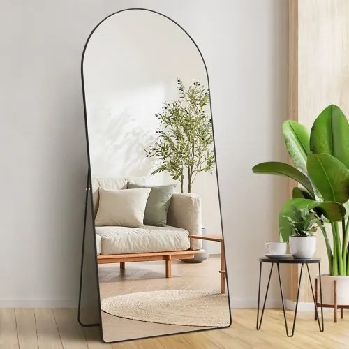 obloukové zrcadlo po celé délce 180,3 × 81,3 cm celotělové zrcadlo stojící závěsné