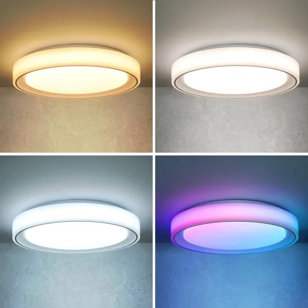 Brilagi-LED RGB Stmívatelné svítidlo FLOCO LED/30W/230V Wi-Fi Tuya + LED/6W + DO
