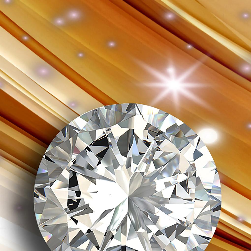 Malvis ® Tapeta diamantová abstrakce Vel. (šířka x výška): 432 x 290 cm
