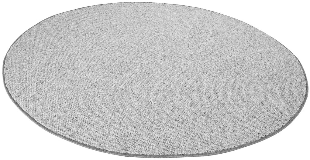 BT Carpet, Kusový koberec Wolly 102840 kruh, 200x200 (průměr) kruh, šedá, ložnice