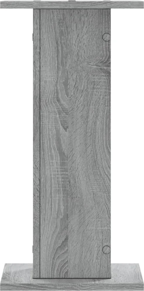 Stojany na rostliny 2 ks šedé sonoma 30 x 30 x 60 cm kompozit 3307860